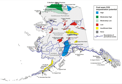 Figure 2 from ALASKA GEOLOGIC CARBON SEQUESTRATION POTENTIAL ESTIMATE ...
