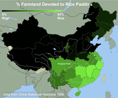 Figure 4 from How Rice Farming Shaped Culture in Southern China ...