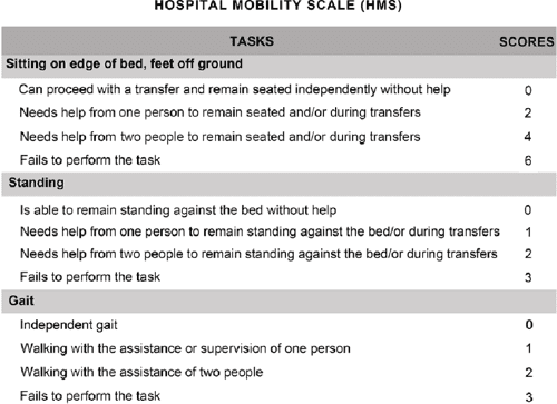 Figure 1 from A Simple Hospital Mobility Scale for Acute Ischemic ...