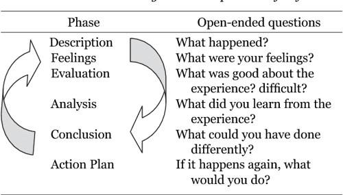 Table 1 from Reflective practice enhances public health nurse ...