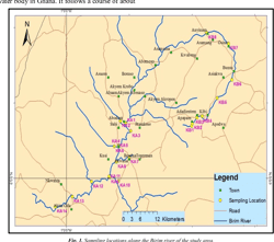 Figure 1 from Heavy Metal Pollution in the Birim River of Ghana ...