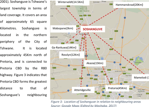 Figure 3 from Land use changes along a spine road: Soshanguve residents ...