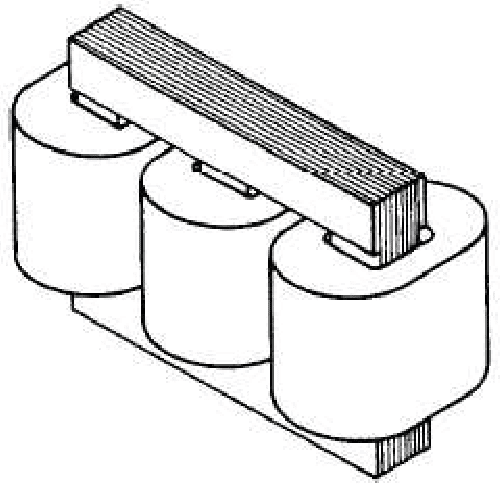 Zero sequence circuit of three-legged core type transformers | Semantic ...