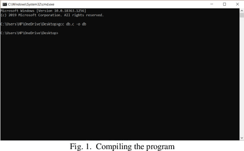 Table 1 From Implementation Of B Tree Based Database Using C Programming Language Semantic Scholar
