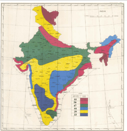 Figure 11 from Basic wind speed map of India with long-term hourly wind ...