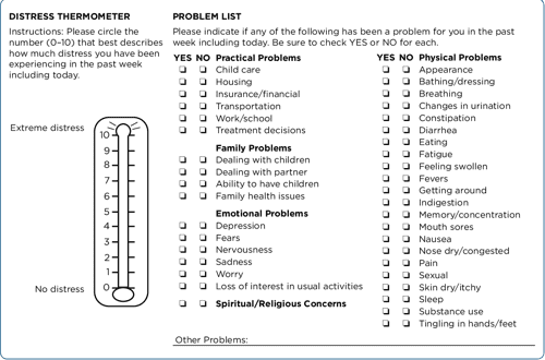 [PDF] Use of the Distress Thermometer in Clinical Practice | Semantic ...