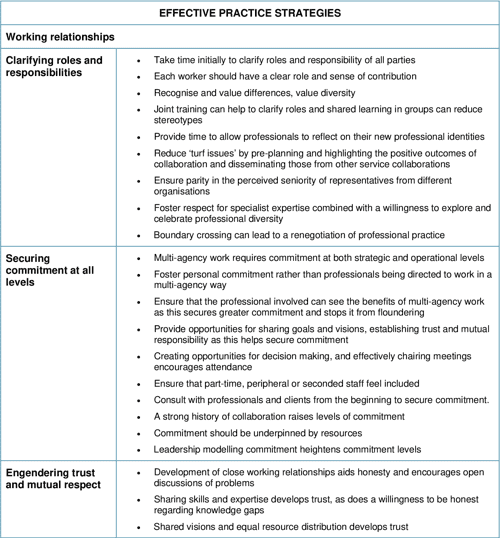 [PDF] A review of the literature Multi-agency working and its ...