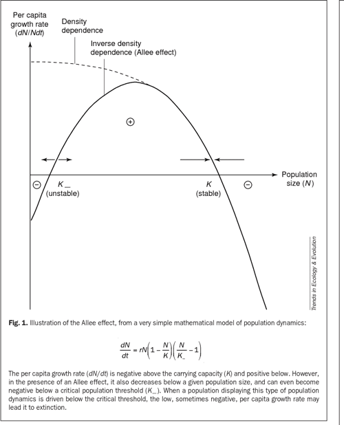 Figure 1 From Inverse Density Dependence And The Allee Effect