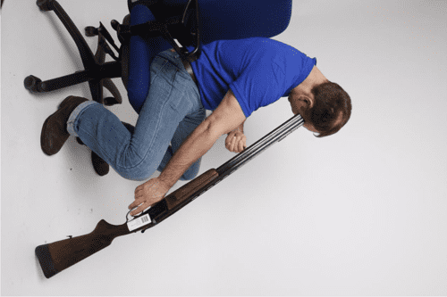 Figure 2 from An unusual exit wound as a result of a shotgun suicide to ...