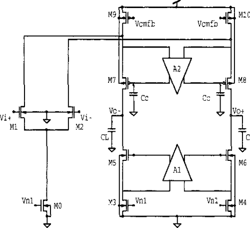 Design of a Fully Differential Gain-Boosted Folded-Cascode Op Amp with ...