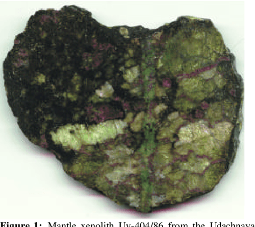 MINERALOGICAL AND GEOCHEMICAL CHARACTERISTIC O F A UNIQUE MANTLE ...
