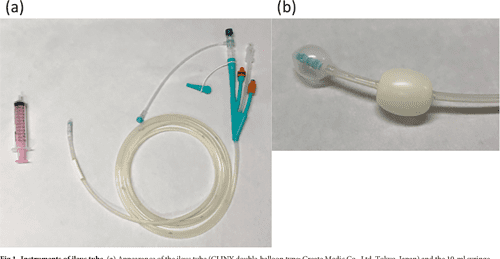 Table 2 from New insertion method of transnasal ileus tube for small ...