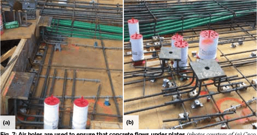 Constructability of Embedded Steel Plates in Cast-in-Place Concrete ...